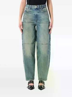 GANNI Denim-effect Trousers