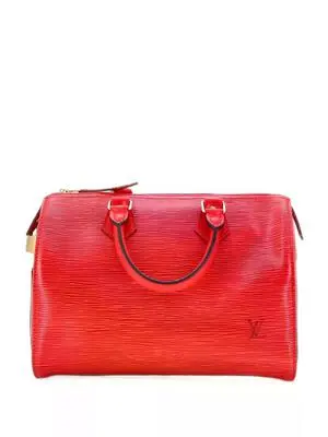 LOUIS VUITTON Speedy Handbag Epi Leather 25 Satchel