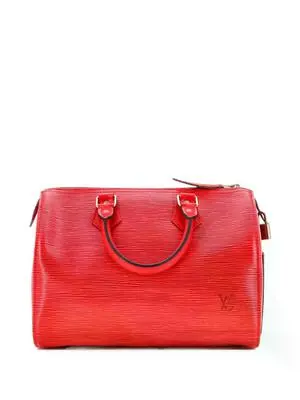 LOUIS VUITTON Speedy Handbag Epi Leather 25 Satchel