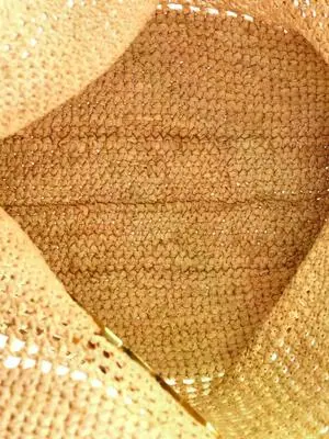 Saint Laurent Icare Shopping Raffia Maxi Tote Bag - Neutrals