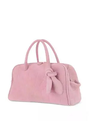 Jacquemus Croc-embossed Suede Tote Bag