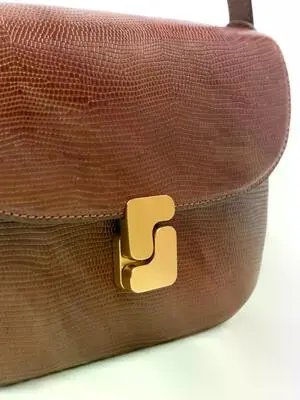 Soeur Bellissima Lizard-effect Leather Shoulder Bag