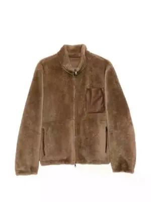 SALVATORE SANTORO Reversible Leather Jacket - Brown