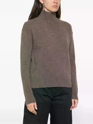 Max Mara Nocino Mock-neck Ribbed-trim Sweater