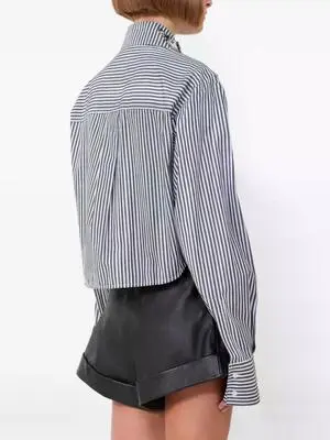 Sportmax Crystal-embellished Striped Shirt