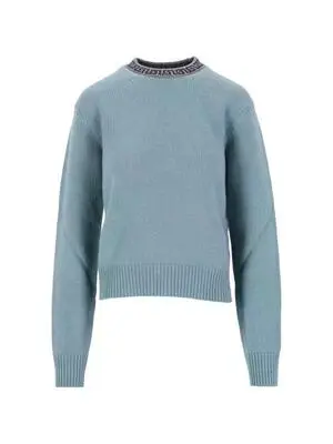 Versace Crewneck Wool & Cashmere Sweater