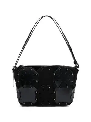 Malìparmi Die-cut Stud-embellished Shoulder Bag - Black