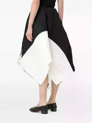ENTIRE STUDIOS Veer Pleated Asymmetric Skirt