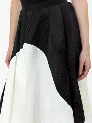 ENTIRE STUDIOS Veer Pleated Asymmetric Skirt