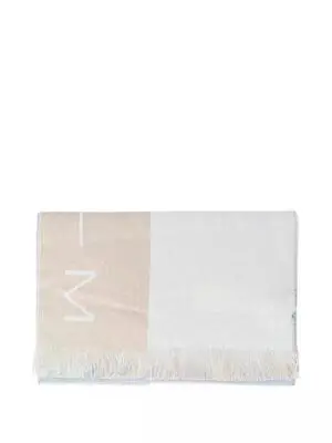Max Mara Logo-print Fringed Scarf