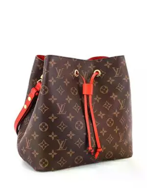LOUIS VUITTON Neonoe Handbag Monogram Canvas With Leather Mm Bucket Bag