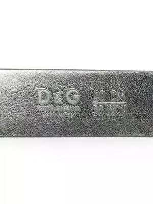 Dolce & Gabbana Logo Plaque Belt