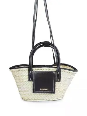 Jacquemus Le Panier Soli Tote Bag Neutrals