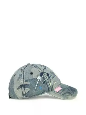 AAPE BY *A BATHING APE Moonface-embroidered Baseball Cap
