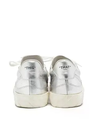 Off-White Vulcanized Lace-up Sneakers