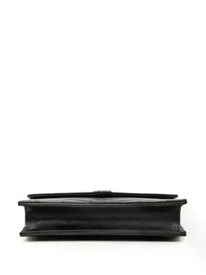 Saint Laurent 2022 Grain De Poudre Cassandre Envelope Chain Wallet Crossbody Bag