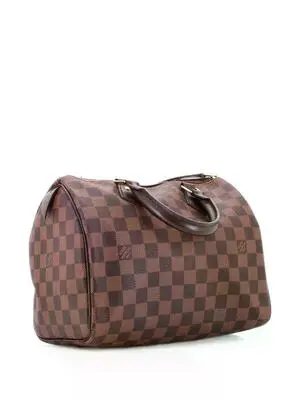 LOUIS VUITTON Speedy Handbag Damier 25 Satchel