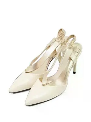 ROGER VIVIER V Type Pointed-toe Slingback Pumps