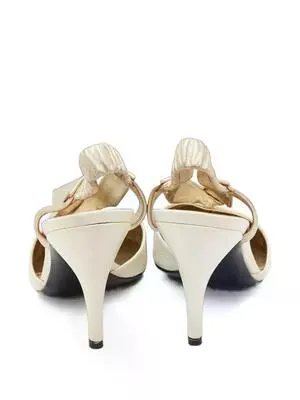 ROGER VIVIER V Type Pointed-toe Slingback Pumps