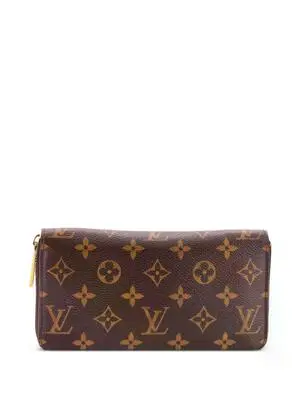 LOUIS VUITTON Zippy Wallet Monogram Canvas Small Wallets - Brown