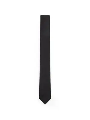 BOSS Silk Tie With Jacquard-weave Black