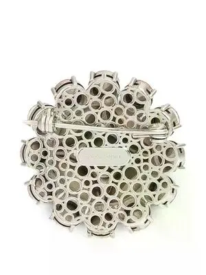 Dolce & Gabbana Brooch With Rhinestones - Silver