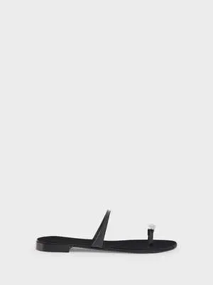 GIUSEPPE ZANOTTI Ring Flat Sandal