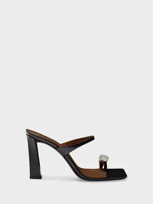 GIUSEPPE ZANOTTI Icon Ring Sandal 90 - Black