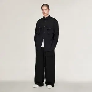 Adidas Y-3 Twill Utility Overshirt - Black
