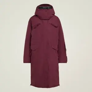 Adidas By Stella Mccartney Long Padded Winter Jacket - Maroon