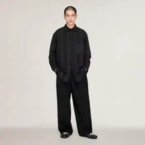 Adidas Y-3 Deco Stitch Long Sleeve Shirt - Black