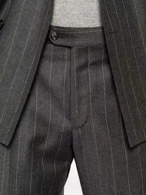 Tagliatore Pinstripe Double-breasted Suit - Grey