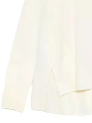 C.T.PLAGE Roll-neck Side-slit Sweater