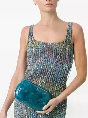 Jeffrey Levinson Elina Plus Monet Clutch - Blue