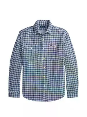 Polo Ralph Lauren Classic Fit Double-faced Oxford Shirt - Blue