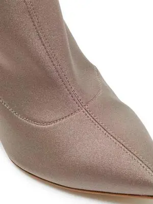 GIANVITO ROSSI Pointed-toe Sculptural-heel Ankle Boots