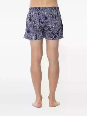 Roberto Cavalli Floral-print Swim Shorts