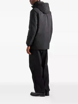 Prada Medium-weight Re-nylon Down Jacket - Black