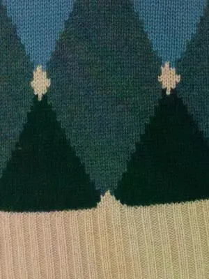 BALLANTYNE Argyle-knit Sweater