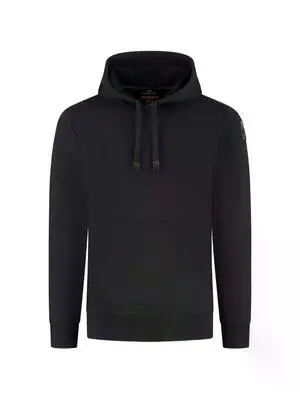 PARAJUMPERS Logo-patch Drawstring Hoodie - Black