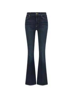 MOTHER The Weekender Flared Jeans - Blue