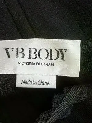 Victoria Beckham Vb Body Rib-knit Mini Dress