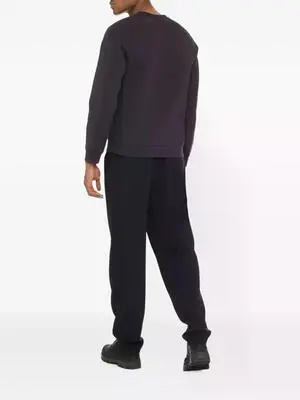 Giorgio Armani Logo-print Raglan-sleeve Sweater