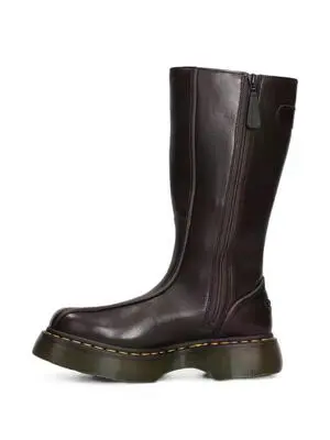 Dr. Martens Buzz Hi Gloss Buckle-detail Knee-high Boots