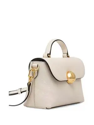 Furla Mini Moonlight Leather Tote Bag - Neutrals