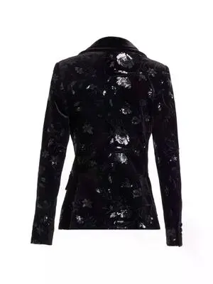 Elie Saab Sequin-embellished Embroidered Blazer