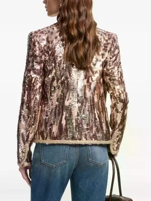 Elie Saab Sequin-embroidered Tweed Jacket