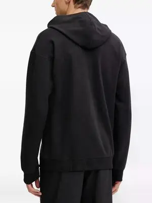 REEBOK Logo-print Pouch-pocket Hoodie