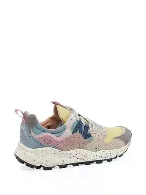 FLOWER MOUNTAIN Yamano 3 Perforated Panelled Sneakers - Neutrals