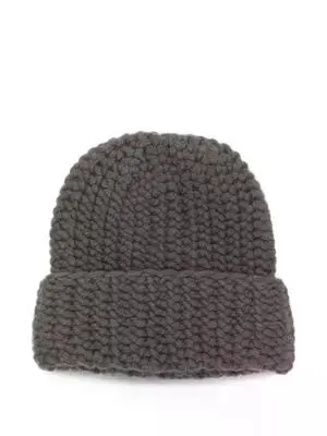 LISKA Arala Chunky-knit Cashmere Beanie Hat